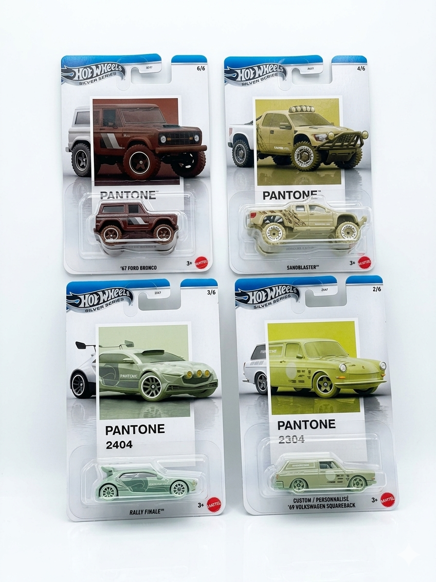 Hot Wheels Silver Series Pantone Collection (Silver Series ...